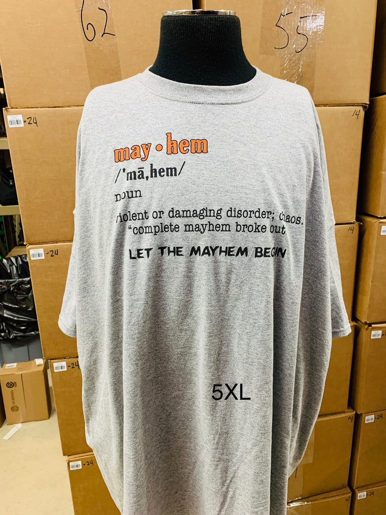 Mayhem Definition T-Shirt – Musky Mayhem Tackle llc